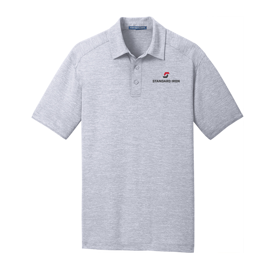 Port Authority Digi Heather Performance Polo – Standard Iron